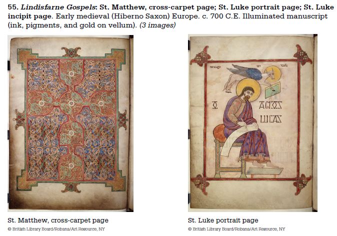 Gibby's AP Art History: 55. Lindisfarne Gospels - Early Medieval ...