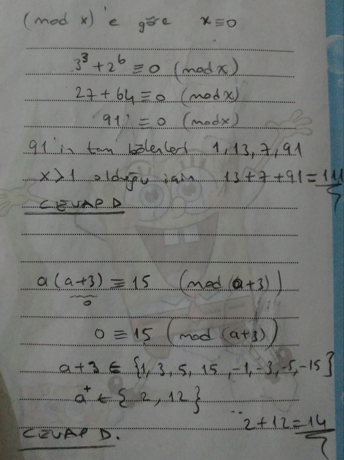 MOD | TYT YKS MATEMATİK