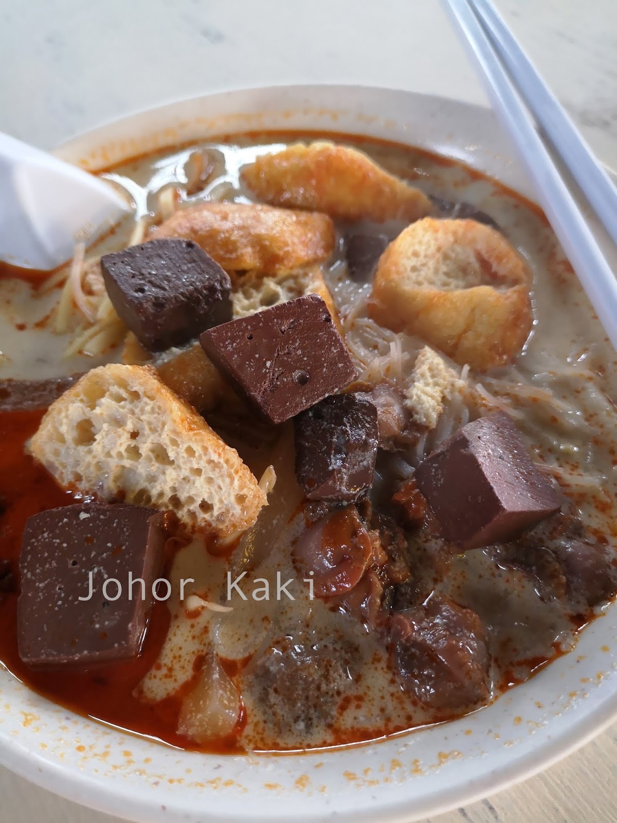 Curry Mee @ Johor Jaya Family Food Court Penang Food Stall Kok Kee 国记 ...