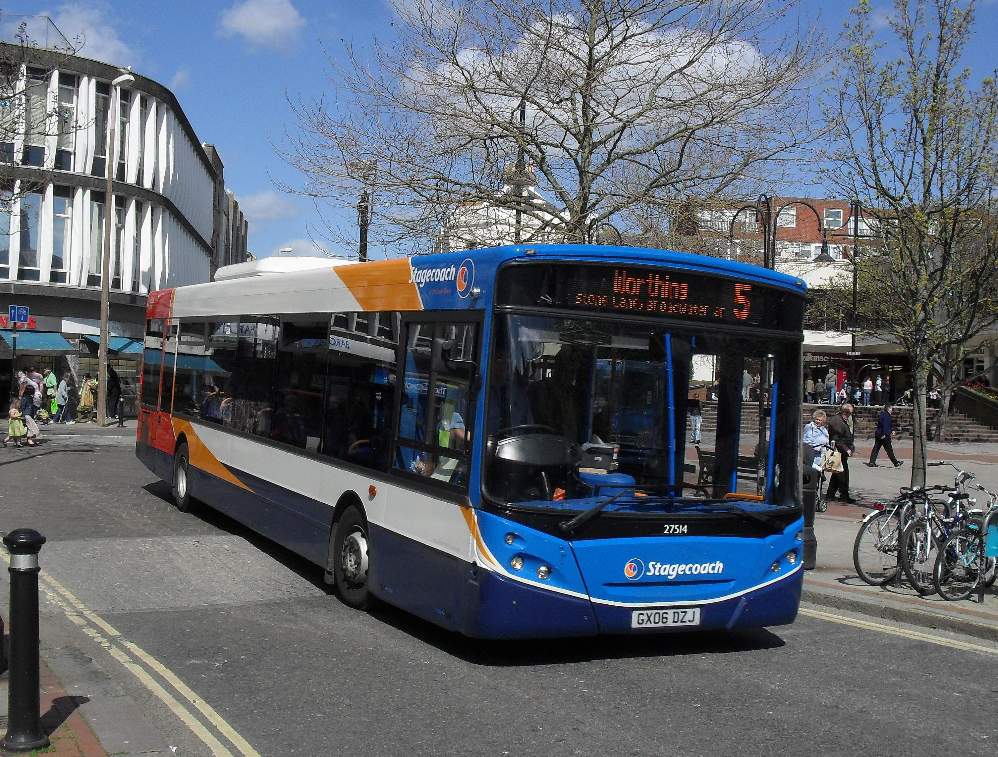 Southern England Bus Scene: Stagecoach in Worthing