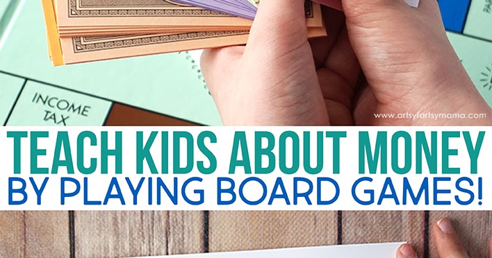 Teach Kids About Money with Board Games | artsy-fartsy mama