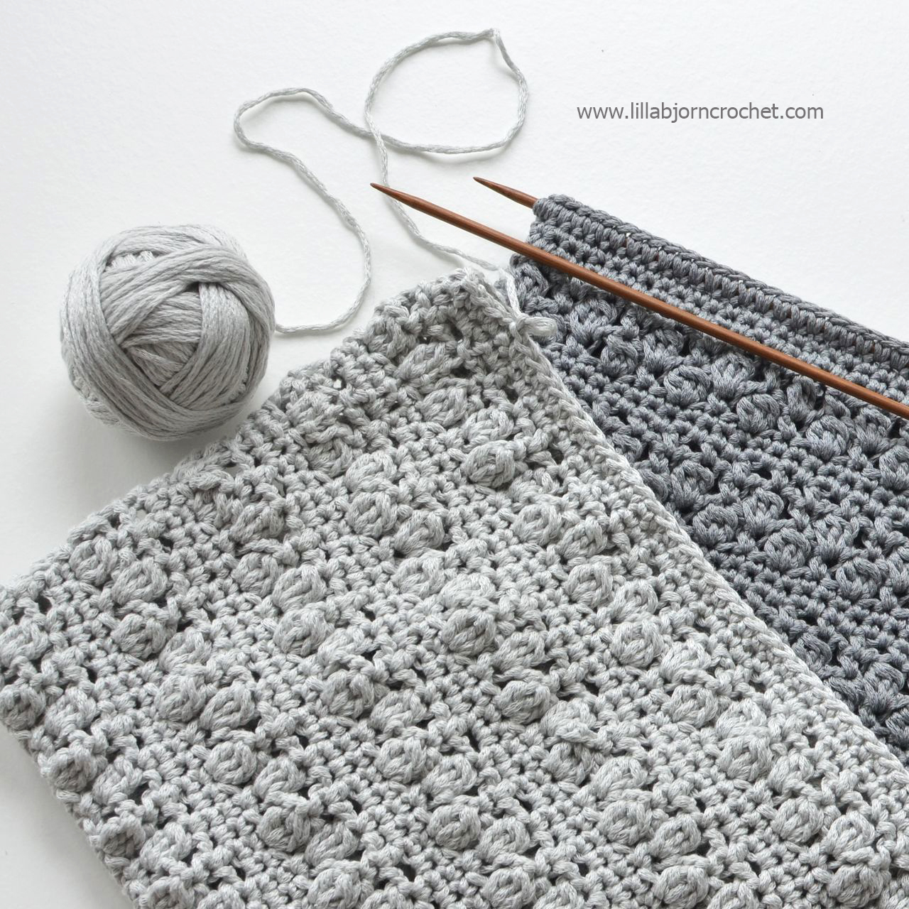 WIP: Crochet Project with Needles | LillaBjörn's Crochet World