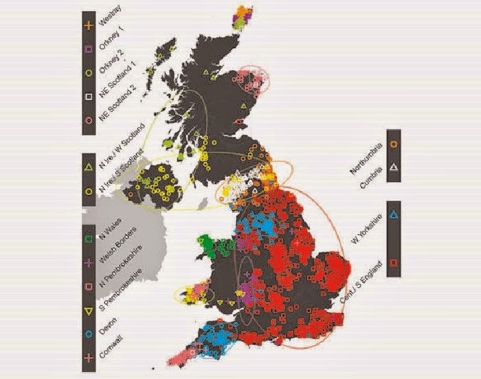 Genetics: First fine-scale genetic map of the British Isles | The Great ...