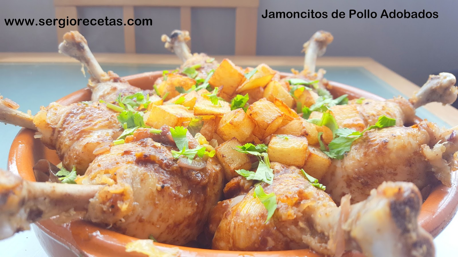 Receta de Jamoncitos de Pollo Adobados/Paso a Paso detallado, notas ...