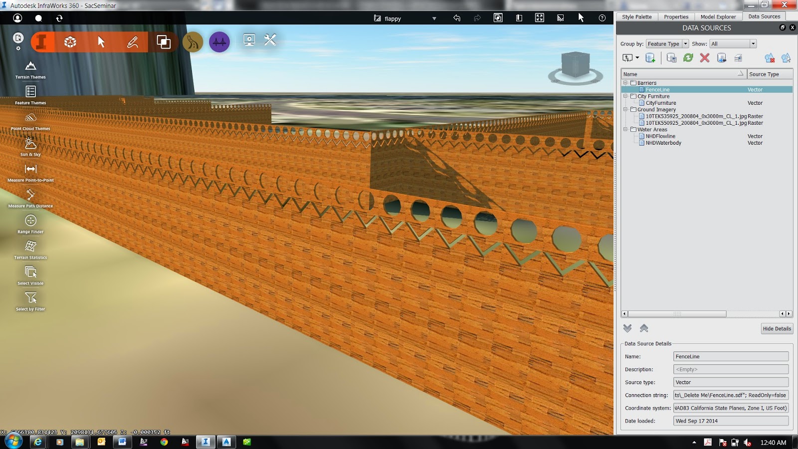 Tim's Civil 3D blog: How to create a fence style in Autodesk InfraWorks
