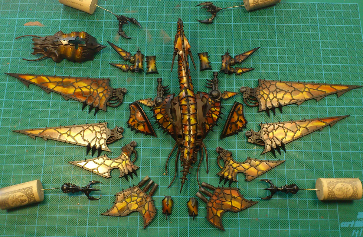 Stephanius 40k: Heldrake on Fire!