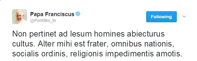 A Place of Brightness: Learning Latin with Pope Francis - February 15, 2017