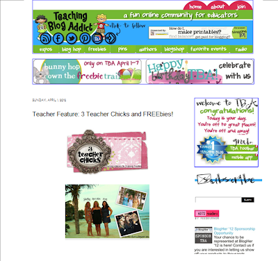 3 Teacher Chicks: March 2012