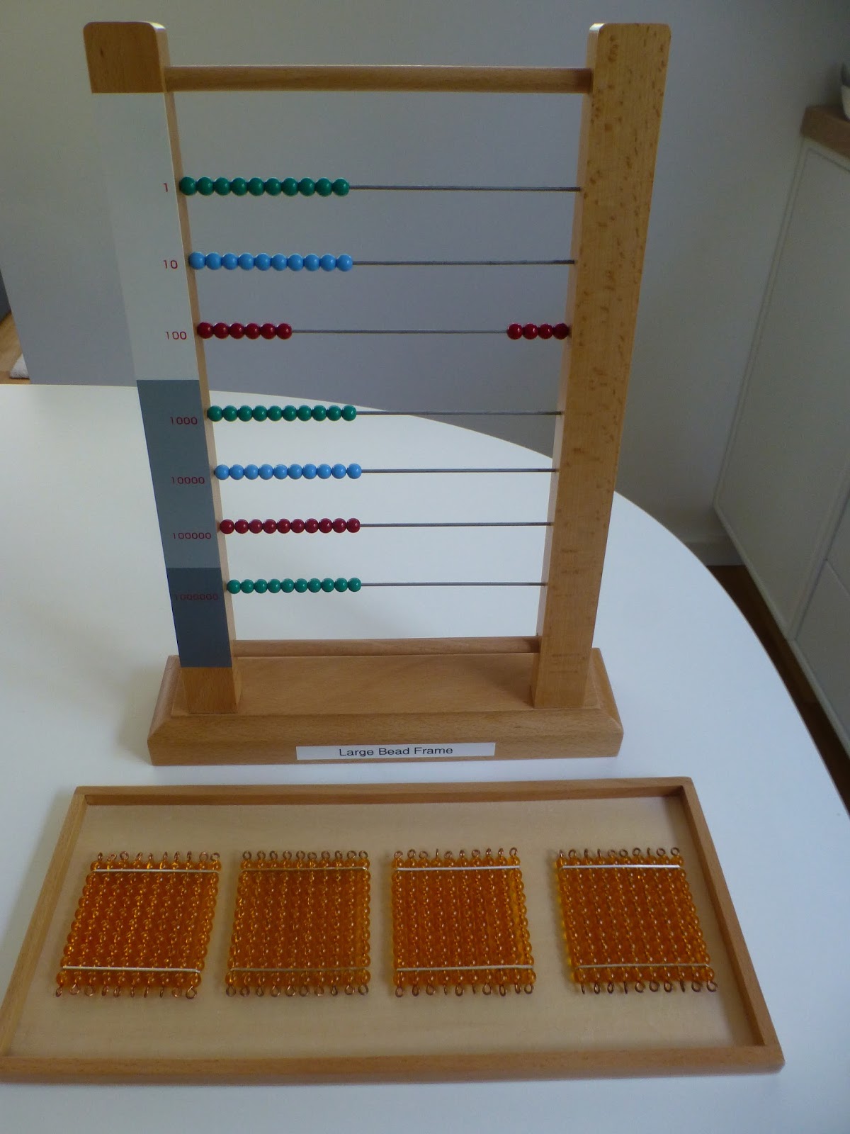 Family FECS: Montessori Activity: Small Bead Frame - Comparison with ...
