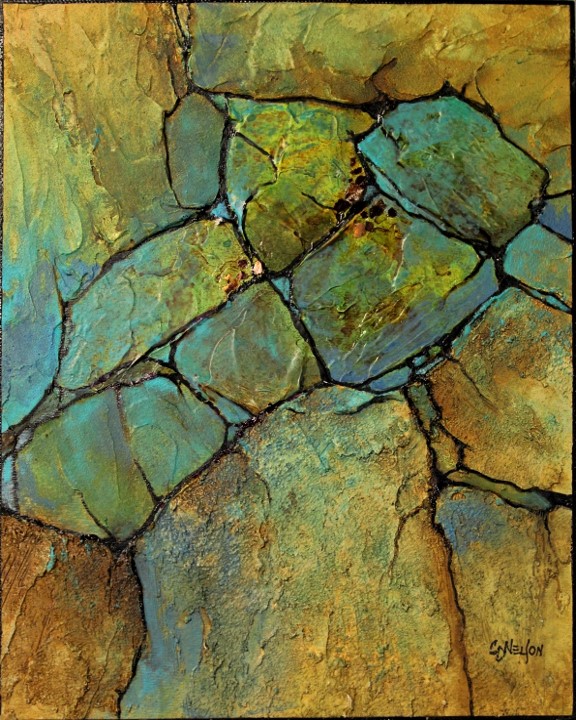 CAROL NELSON FINE ART BLOG: Geologic Abstract Painting, "Geologic ...