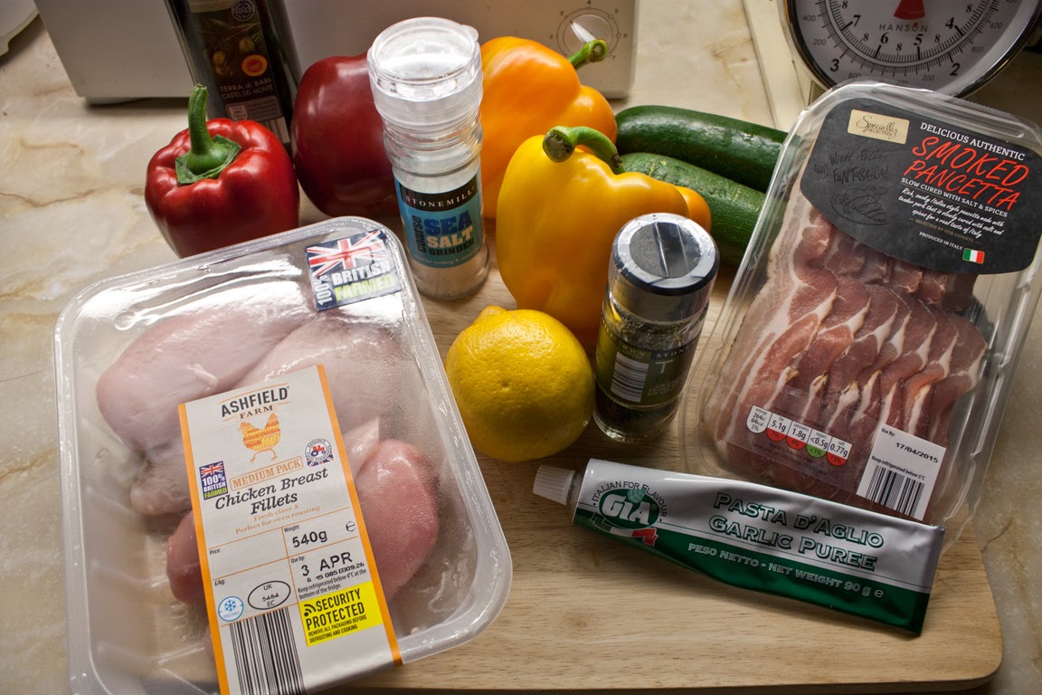 Rational Recipes: Smoked Pancetta wrapped Chicken Breast & Roasted ...