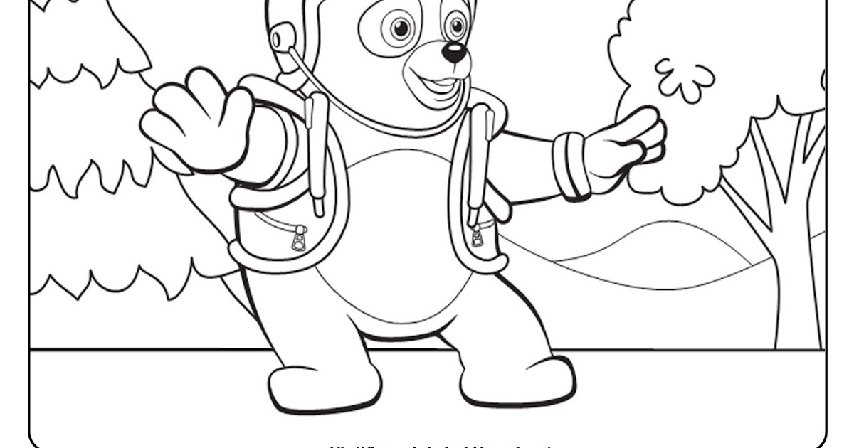 Agent P Coloring Pages
