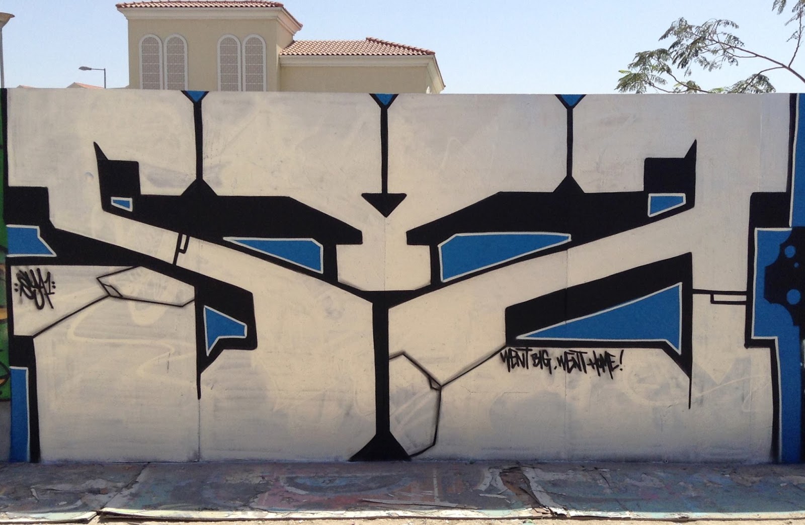 Dubai Graffiti, Sya One: Blocky