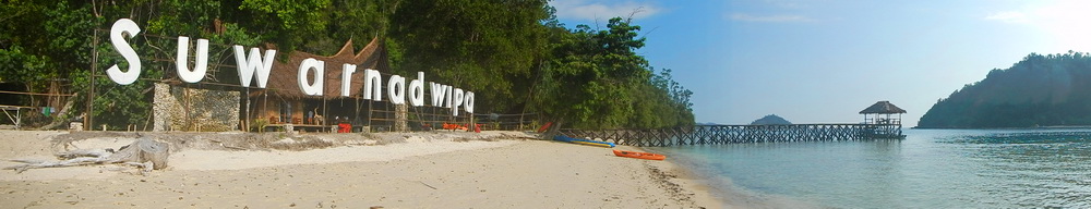 Wisata Pulau Swarnadwipa Beach Padang Sumatra Indonesia | Minda Tour