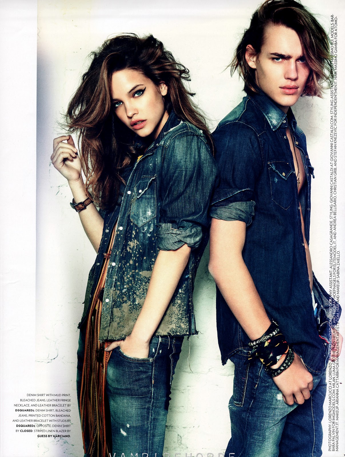 brothers and sisters at the concrete ranch: barbara palvin by lorenzo ...