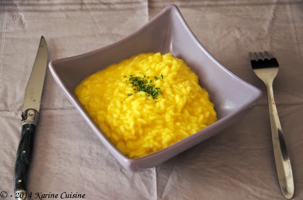 Le risotto à la milanaise