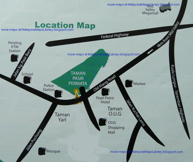 Malaysia Maps Library: Map of Taman Pasir Permata