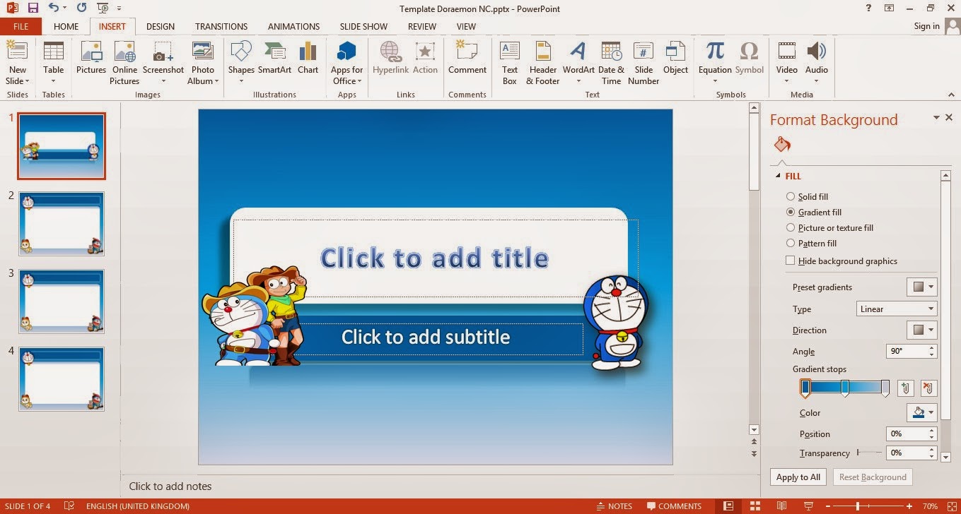 Hendra Share: Template Doraemon