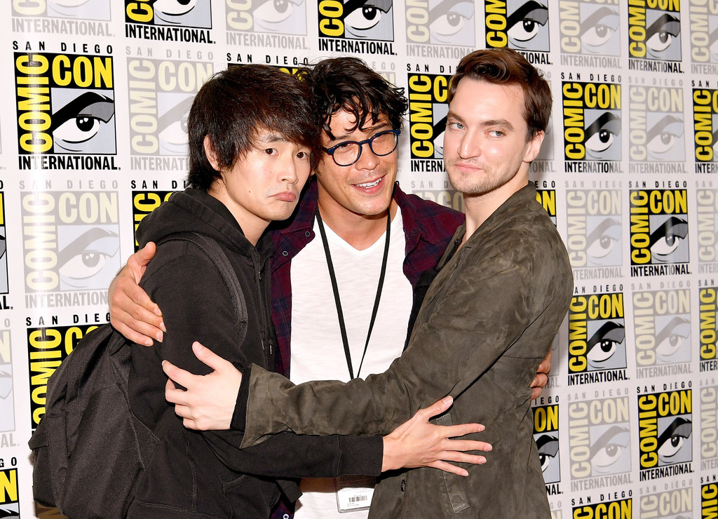 Christopher Larkin at The 100 Press Line during Comic-Con International ...