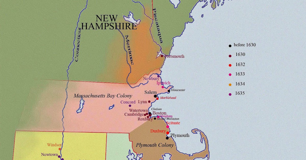 U.S. Timeline: 1635 - Massachusetts Bay's Charter is revoked