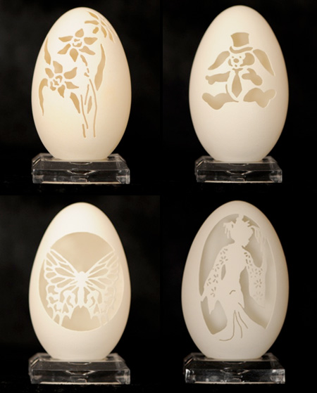 Woot! Finger Tips: Amazing Eggshell Carving