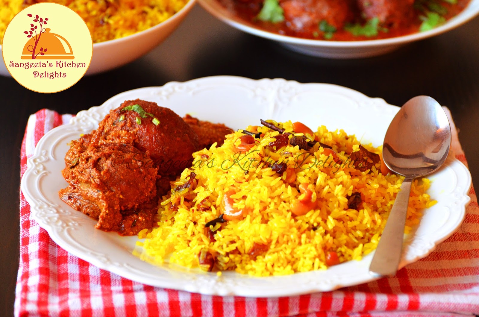 Basanti Pulao | Bengali Sweet Yellow Pulao | Mishti pulao | Holud Pulao ...