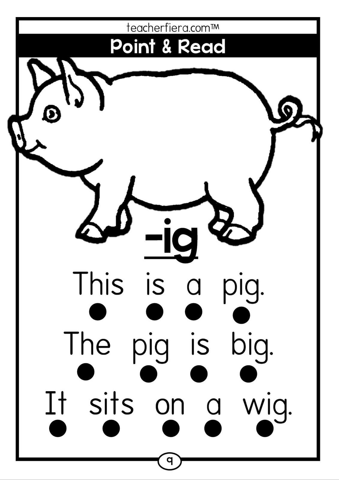 teacherfiera.com: EASY PEASY WORD FAMILIES POINT & READ