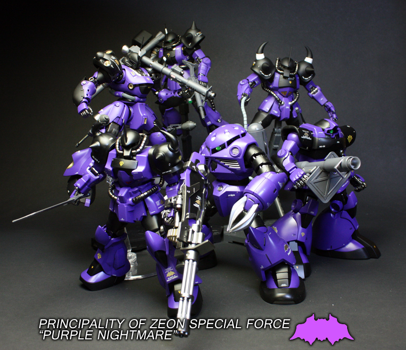 GUNDAM GUY: Principality of Zeon Speical Force "Purple Nightmare ...