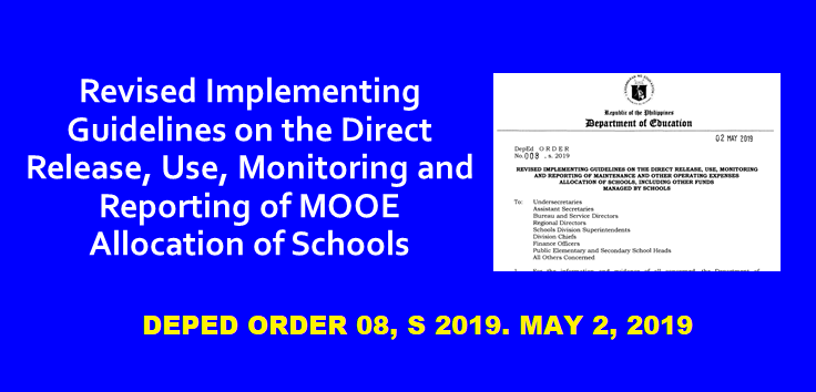 Revised Implementing Guidelines on the Direct Release, Use, Monitoring ...
