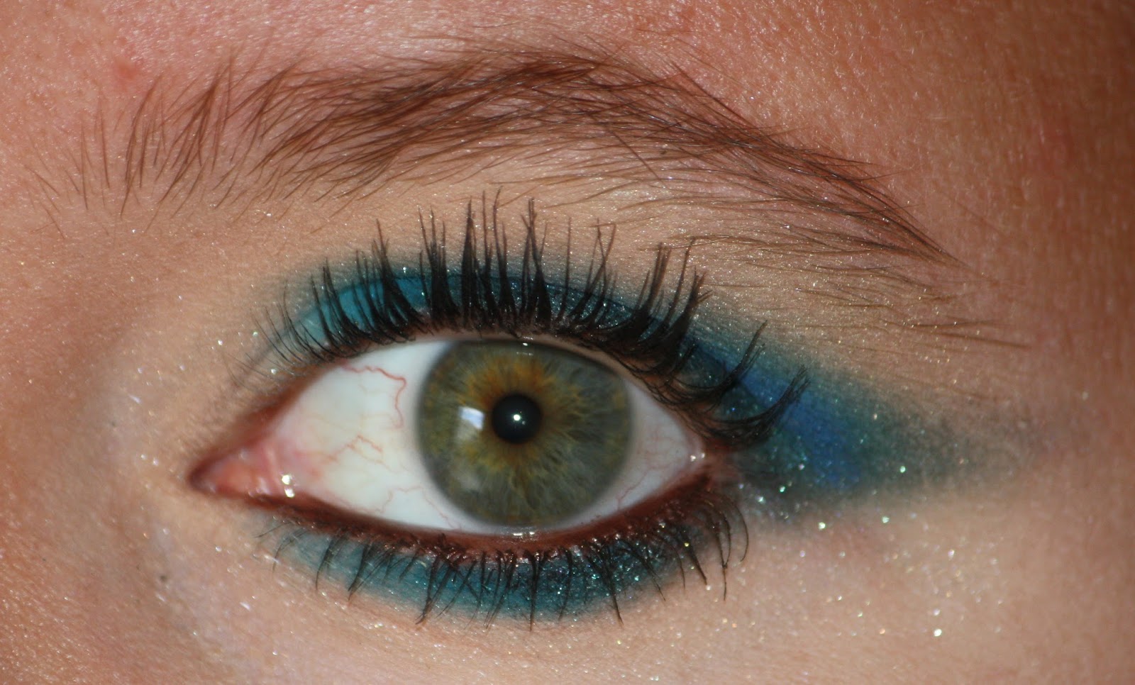 Die Zauberin Zebulon: Dark Slate Green Eye MakeUp