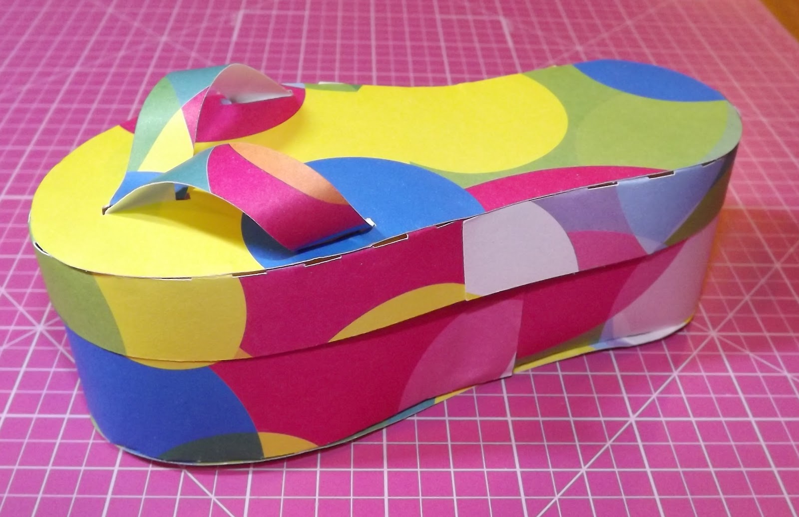 Flo's-a-Scrapin: Flip flop box