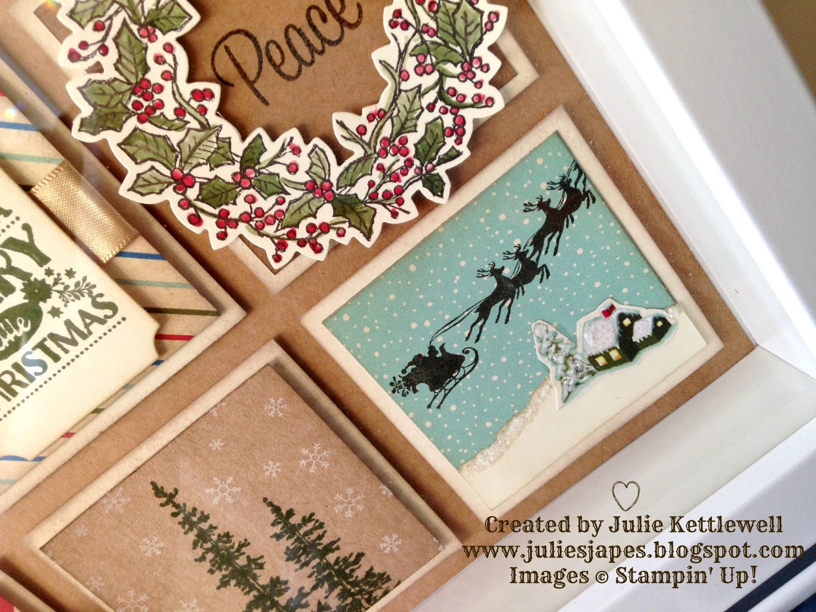 Christmas Collage Frame - The Paper Haven