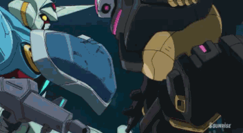 Grimoire Punch Animated GIF image from Gundam: G no Reconguista