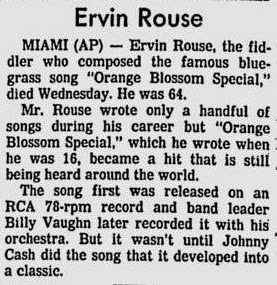 Report from the Florida Zone: Ervin T. Rouse