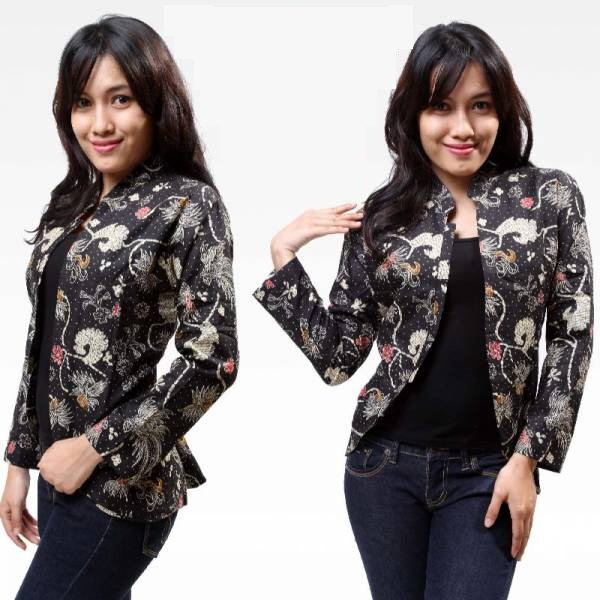 10 Blazer Batik Wanita Modern untuk Anak Muda | Model Baju Batik Kantor