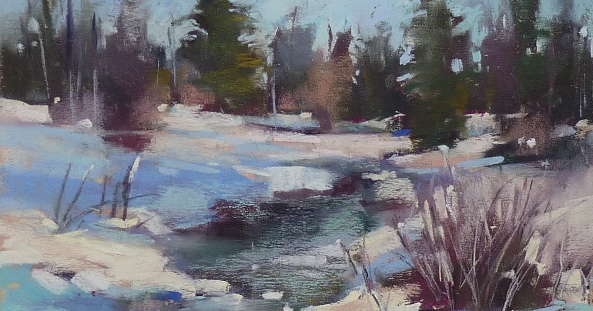 Painting My World: Painting The Shadows on Snow in a Winter Landscape
