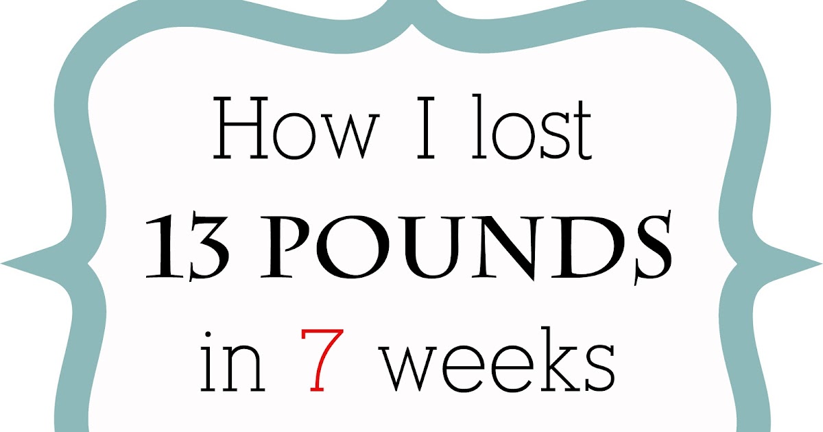 Jenna Blogs My Diet Post How I Lost 13 Pounds In 7 Weeks