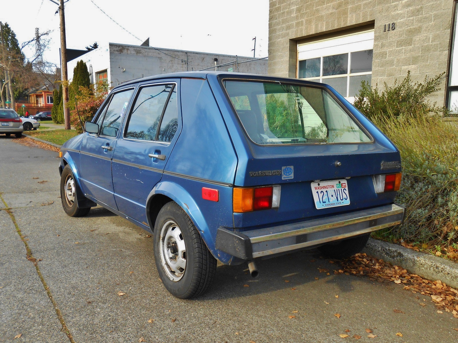 Seattle's Parked Cars: 1977 VW Rabbit C