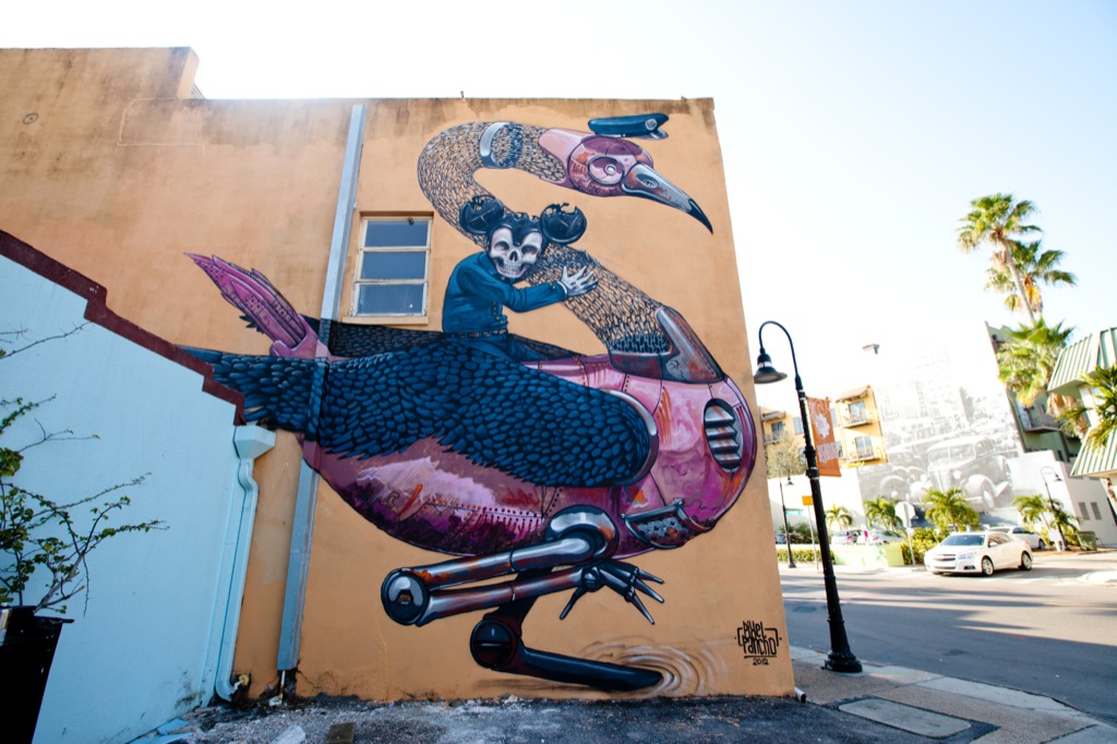Pixel Pancho New Mural In Sarasota, USA – StreetArtNews