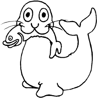 Foca – Desenhos para Colorir - Desenhos Para Colorir
