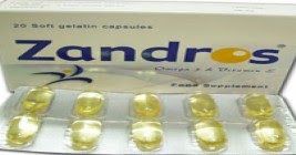 روشتة زاندروس Zandros مكمل غذائي لتحسين الدهون بالدم