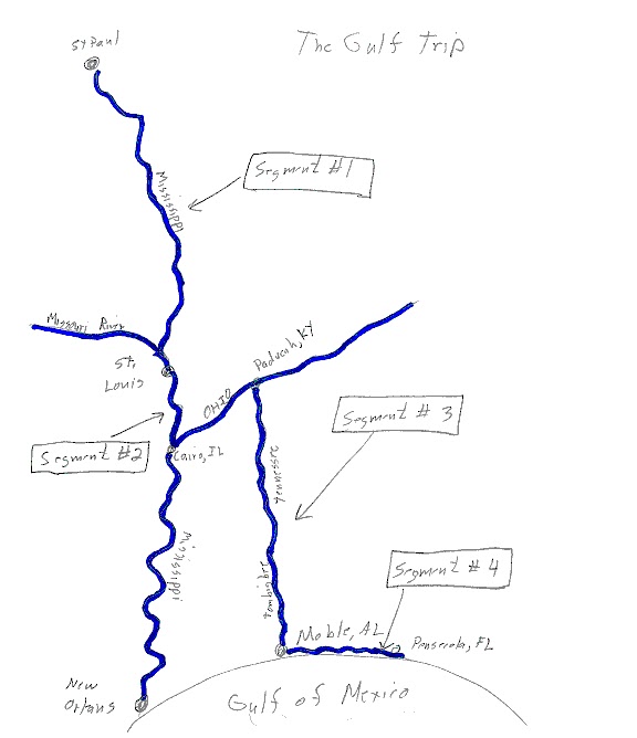 2-2 THE GULF: The Route - Segment #2 - St Louis to Paducah, KY