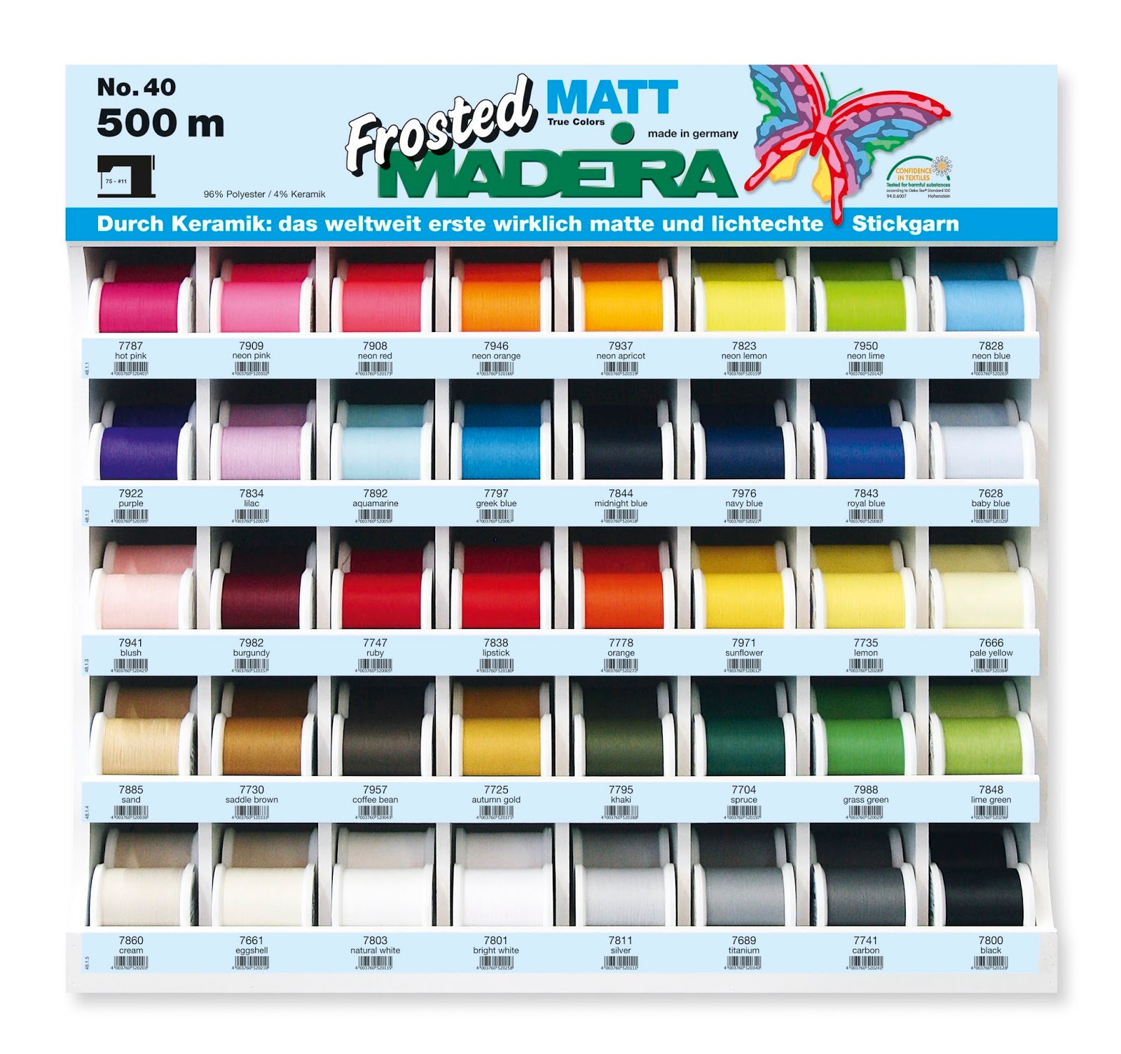 Madeira Classic 40 Farbkarte Discount | www.pinnaxis.com