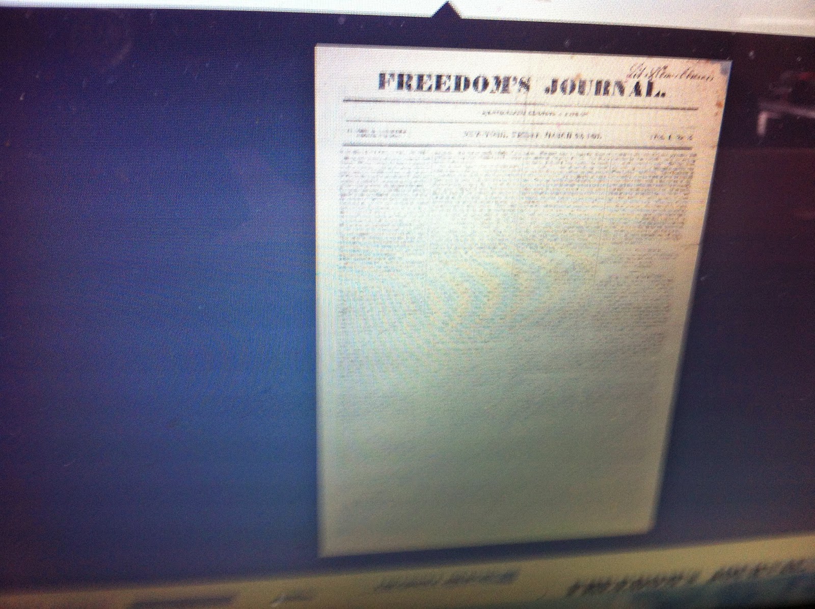 THE BLACK SOCIAL HISTORY:: BLACK SOCIAL HISTORY : FREEDOM'S JOURNAL ...