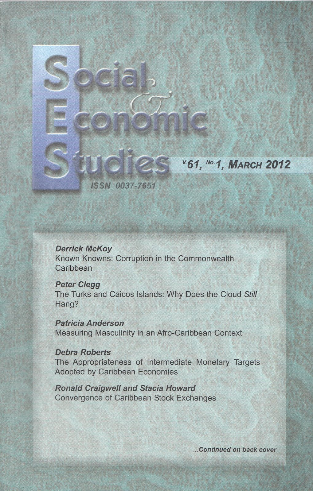 Social and Economic Studies: Current issue