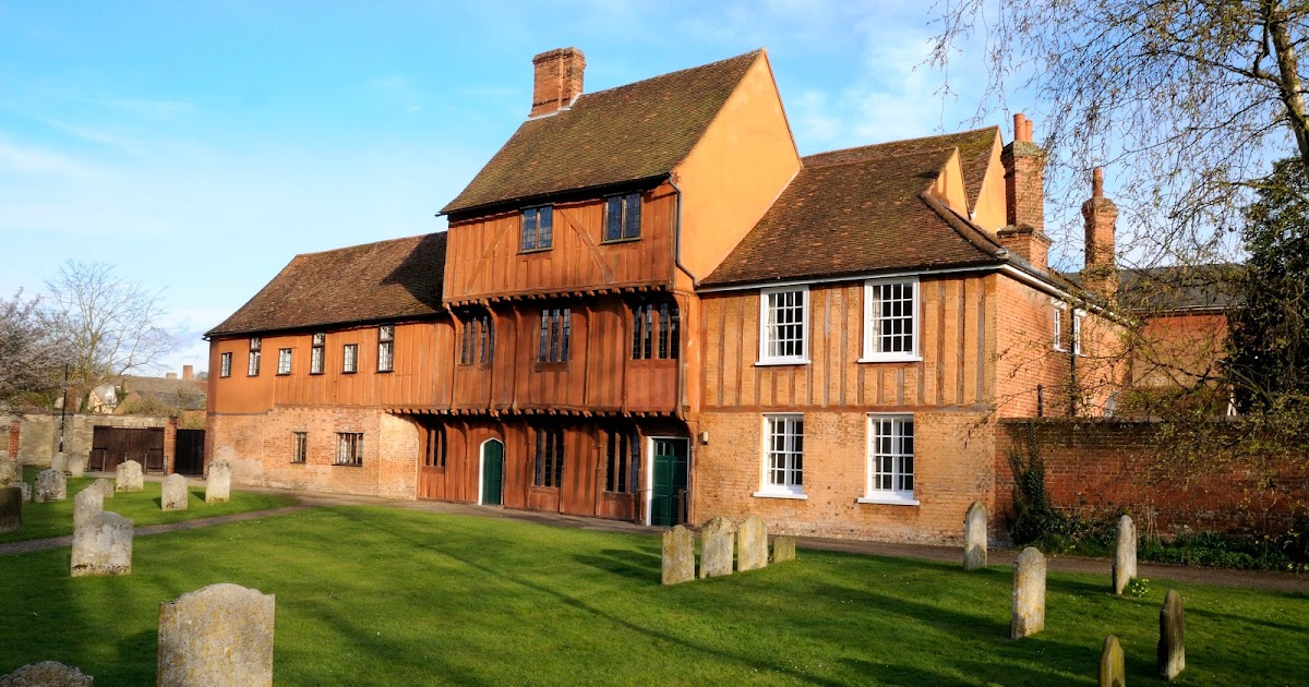 Hadleigh Guildhall and St Mary Church with Deanery Tower