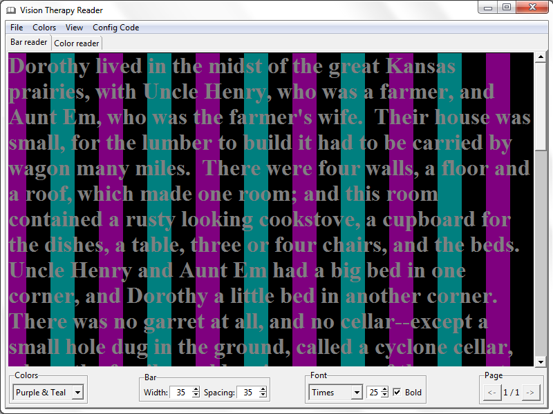Squinty Josh: Vision Therapy Reader - A free vision therapy reading ...