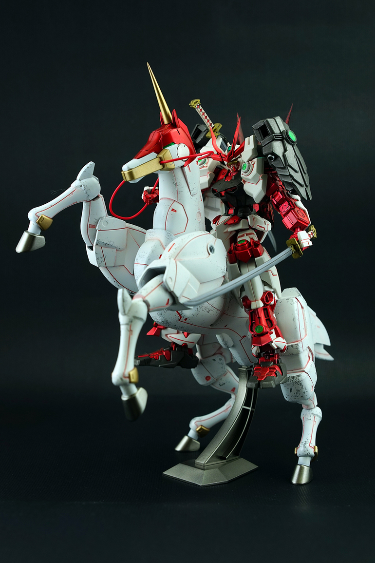 Painted Build: HGBF 1/144 Sengoku Astray Gundam + Fuunsaiki