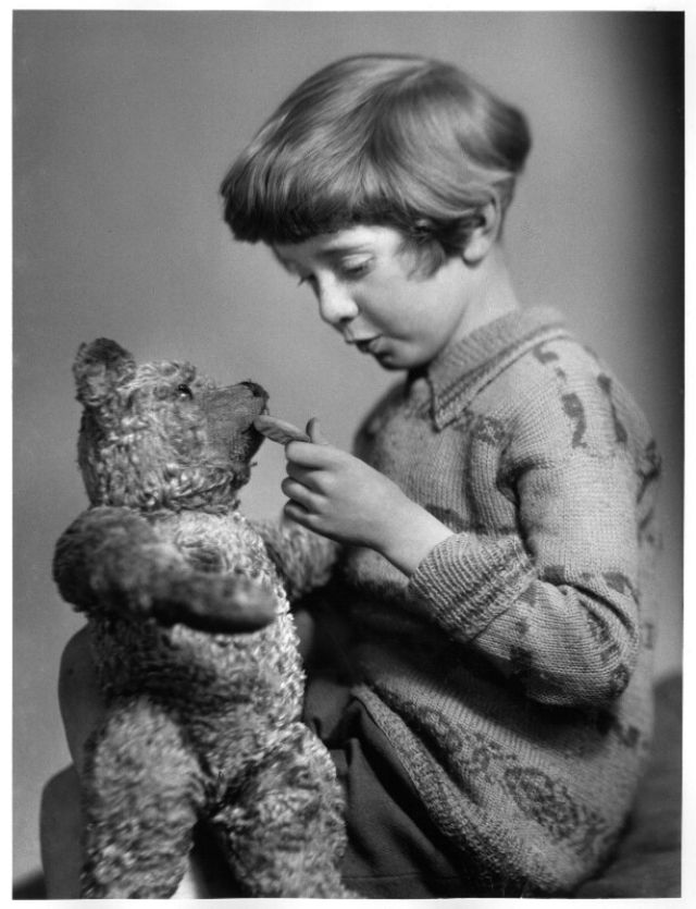 Meet the Real Winnie-the-Pooh and Christopher Robin in 1926 ~ Vintage ...