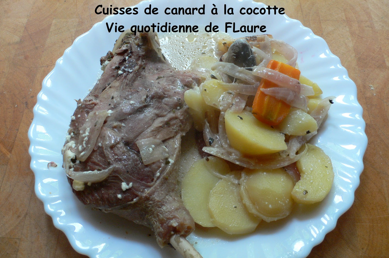 Cuisses de canard en cocotte
